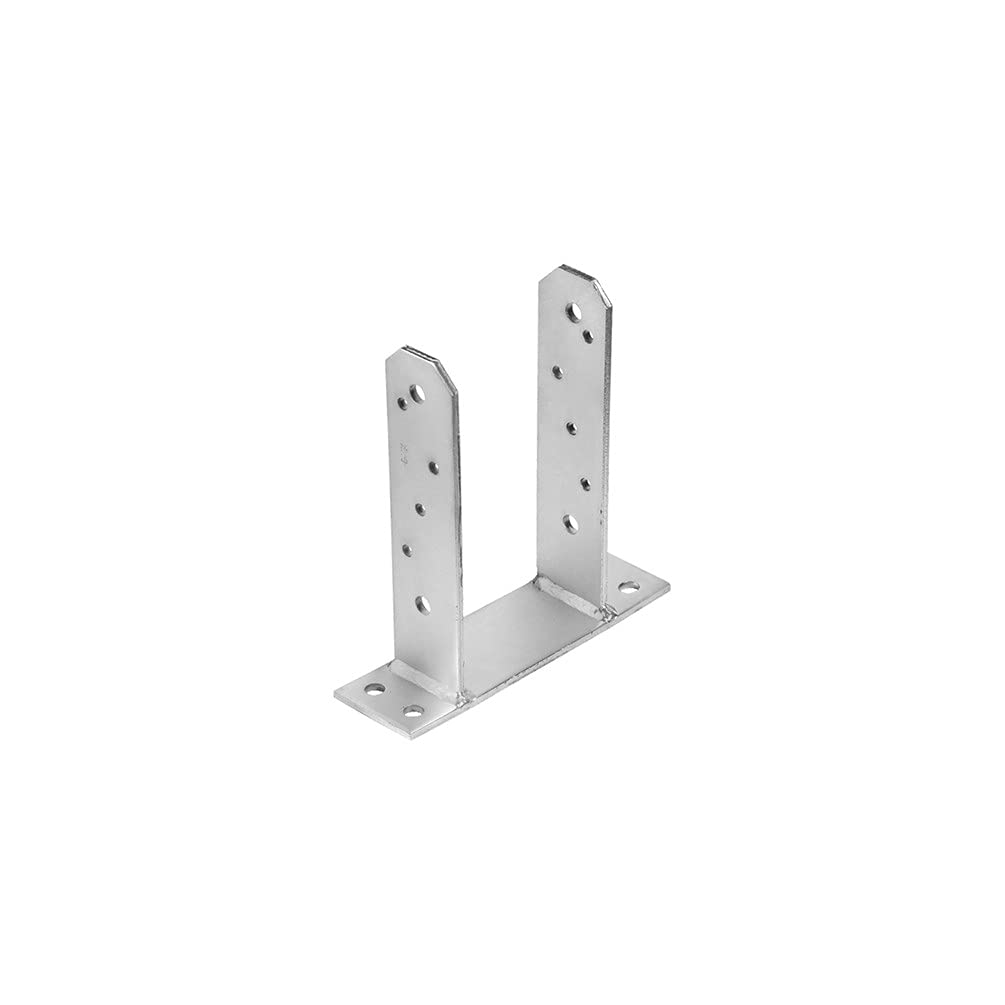 KTRolster Heavy Duty Galvanised Bolt Down U Post Support Base Bracket ...
