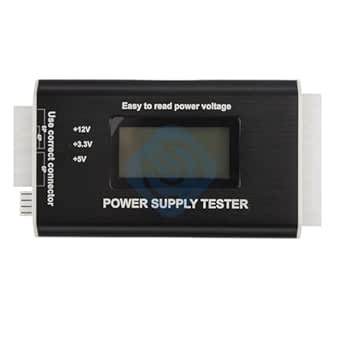 Amazon.com: Digital LCD Power Supply Tester for PC 20/24 Pin 4 PSU ATX ...
