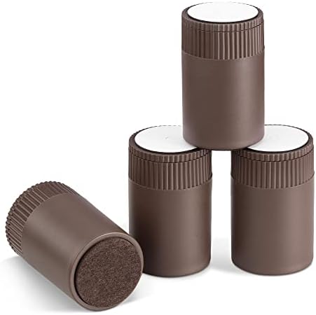 Amazon.com: Navaris Adjustable Furniture Risers L - Set of 4 - Leg ...