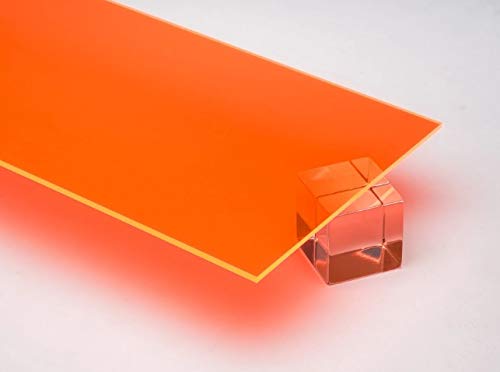 Saifee - Acrylic Sheet Orange Fluorescent Imported Grade - DIY Projects ...