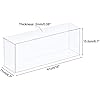 sourcing map Acrylic Display Case Plastic Box Clear Assemble Dustproof ...