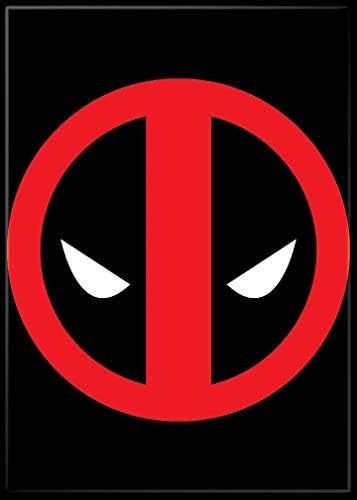 Amazon.com: Ata-Boy Deadpool Logo 2.5" x 3.5" Magnet for Refrigerators ...