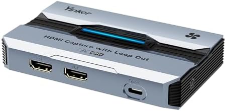 Amazon.com: 4K 60fps HDMI Video Game Capture and Passthrough Support ...