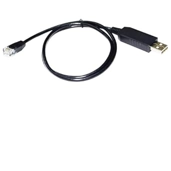 Amazon.com: EQDIR USB to RJ11 RJ12 6P4C Adapter Serial Control Cable ...