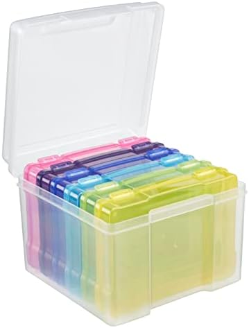 Novelinks Photo Case 4" x 6" Photo Box Storage - 16 Inner Photo Keeper ...