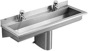 Armitage Shanks S2824MY Calder Wash Trough 120cm 2 Tap Holes : Amazon ...