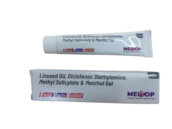 MELTOP | Multi-action topical gel | FAST PAIN RELIEF | Linseed oil ...