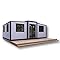 Amazon.com: Modinno Tiny Home - 2-Bedroom Prefab House Kit – Expandable ...