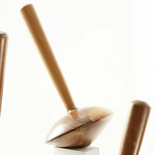 Amazon.com: Handmade Natural Hardwood Spinning Top Home Decor ...