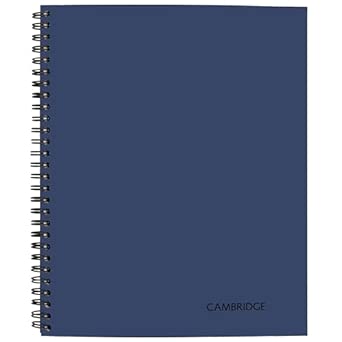 Cambridge Limited Business Notebook, Legal Ruled, 8-1/4'' x 11'', 80 ...