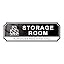 Amazon.com : Storage Room Sign for Business Door, Self-Adhesive Durable ...