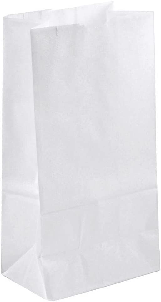 Amazon.com: Take Out Essentials 3 Lb Kraft White Paper Bag (100 Ct ...