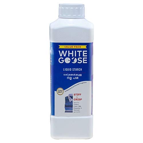 WHITE GOOSE Liquid Starch(Antibacterial and Mischief Fragrance)(1000ml ...