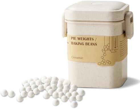 ROCKSHEAT Ceramic Pie Weights Baking Beans Natural Food Grade Crust ...