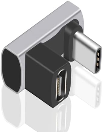Amazon.com: Duttek USB C 180 Degree Adapter 240W, USB C Angle Adapter ...