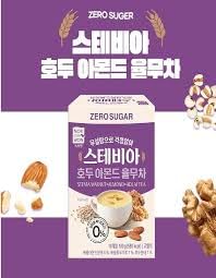 Nokchawon Zero Sugar Stevia Walnut Almond Adlai Tea 10 Sachets 180g ...