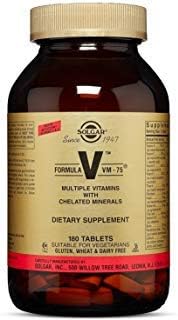 Solgar Vm-75 Multiple Vitamin with Chelated Minerals Dietary Supplement ...