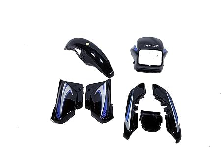 KAB Automotive Full Body Fiber Items kit for Splendor Plus Black with ...