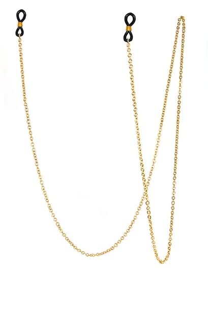 Buy Namaha For Life Black and Gold Chain Combo Lanyard Spectacle Chain ...