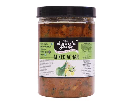 JAIN'S PURE MIXED ACHAR (1 KG) : Amazon.in: Grocery & Gourmet Foods
