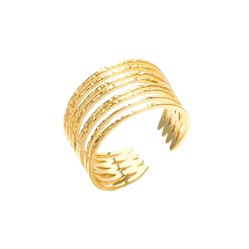 Amazon.com: Cross Multilayer Ring Enhancers for Women Statement ...