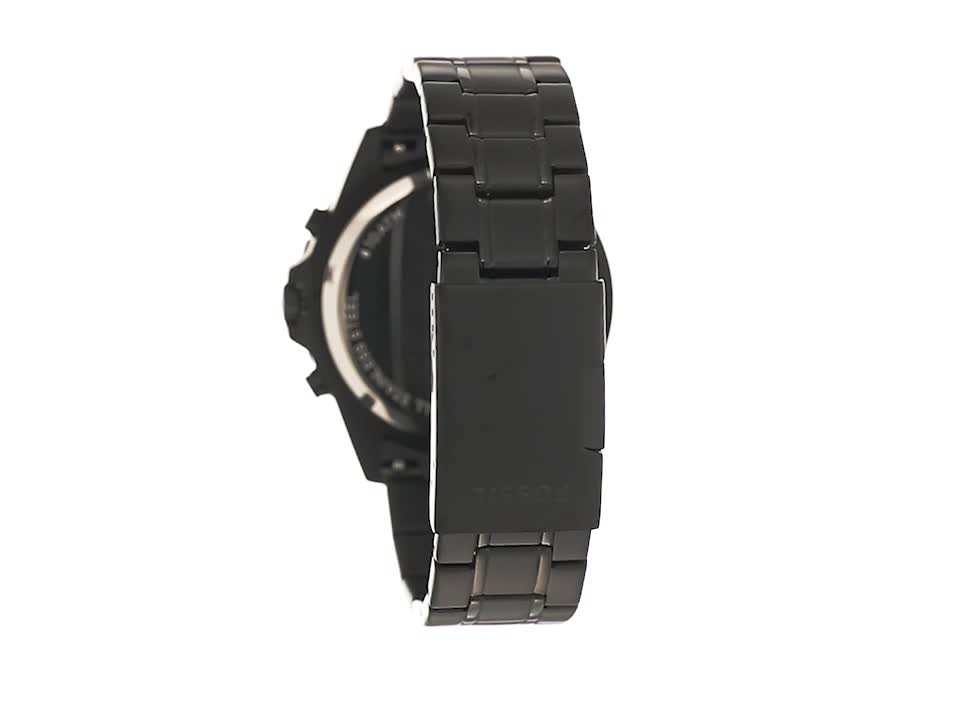 Watch Fossil Men's Garrett Stainless Steel Quartz Dress Chronograph ...