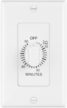 Intermatic SW30MWK 30-Minute Spring Wound Timer, White - Energy-Saving ...