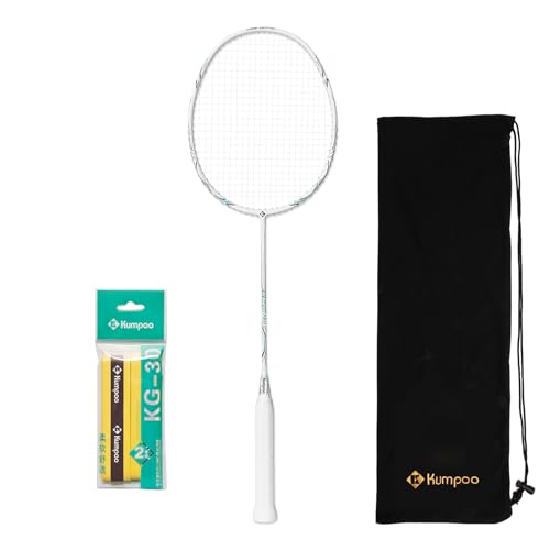 Snapklik.com : KUMPOO Professional Carbon Fiber Badminton Racket Set