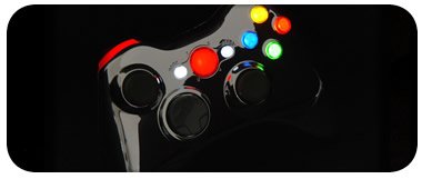 Amazon.com: XCM Chrome Controller Shell w/Red buttons & LED's : Video Games