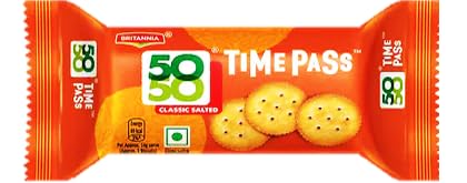 Britannia 50-50 Time Pass Biscuits 63.5g Humarabazar : Amazon.in ...