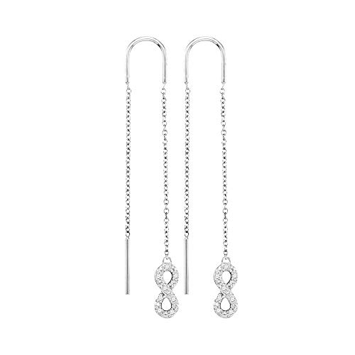 Best White Gold Infinity Earrings For Every Budget