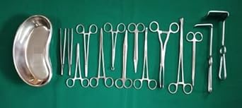 Forgesy Stainless Steel Manual Lscs Instrument Kit, For Hospital, 10 To ...