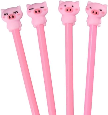 Amazon.com: okhobby 24 Pieces Cute Pig Writing Gel Ink Pen Novelty Pig ...