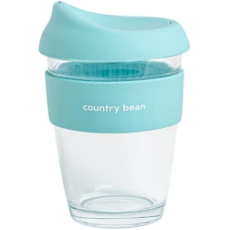 Buy Borosil Travel Mug with Silicone Sleeve, Borosilicate Glass, Glass ...