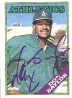 Amazon.com: Don Baylor Oakland Athletics 1988 Topps Autographed Card ...