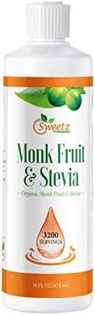 Amazon.com: Monk Fruit Concentrated Liquid Sweetener (Optimized with Erythritol) 1.33 FL OZ (37 ...