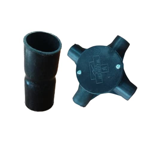 Combo Black 3 Way Surface Junction 4 inch + Outer Diameter PVC 4 inch ...