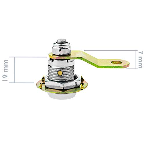 PrimeMatik 19mm x M18 Cam Lock with Tubular Key (KY001) – BigaMart