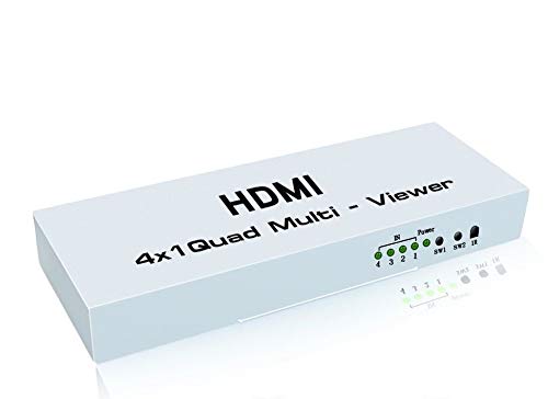 4X1 HDMI Multi-Viewer HDMI Quad Screen Real Time Multiviewer with HDMI ...