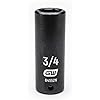 GEARWRENCH 39 Pc. 1/2" Drive 6 Pt. Impact Socket Set, Standard & Deep ...