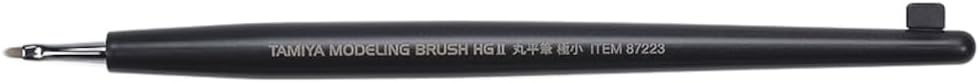 Amazon.com: Tamiya 87223 Tamiya Modeling Brush HG II Rounded Flat Brush ...