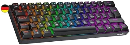 Geeky GK61 60% | Hot Swappable Mechanical Gaming Keyboard | 62 Keys ...