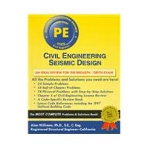 Civil Engineering: Seismic Design: Williams S.E., Alan: 9781576450437: Amazon.com: Books