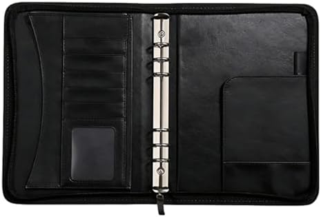 Amazon.com : Refillable Binder Notebook, A5 Size, 200 Pages, Zipped ...
