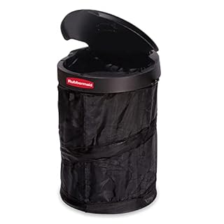 Rubbermaid Automotive Pop Up Trash Can with Flip Top Lid: Hanging Car ...