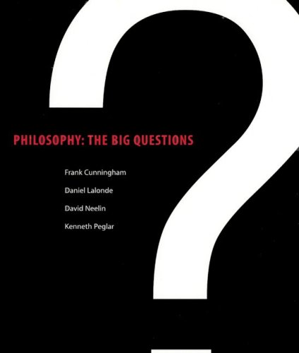 Amazon.com: Philosophy: The Big Questions: 9781551302300: Cunningham ...