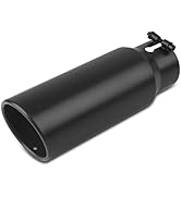 Amazon.com: Vurkcy 3 inch Inlet Exhaust Tip, 4" Outlet 12" Overall ...