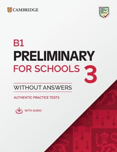 Amazon.com: B1 Preliminary for Schools 3 Student's Book without Answers ...