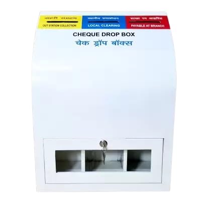 Lavicraft Heavy Grade Big Size Metal Cheque Drop Box with 3 Slits ...
