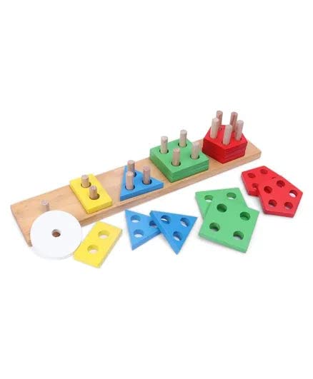 Buy Geo Shape Sorting Board - Multicolour Online at Low Prices in India ...